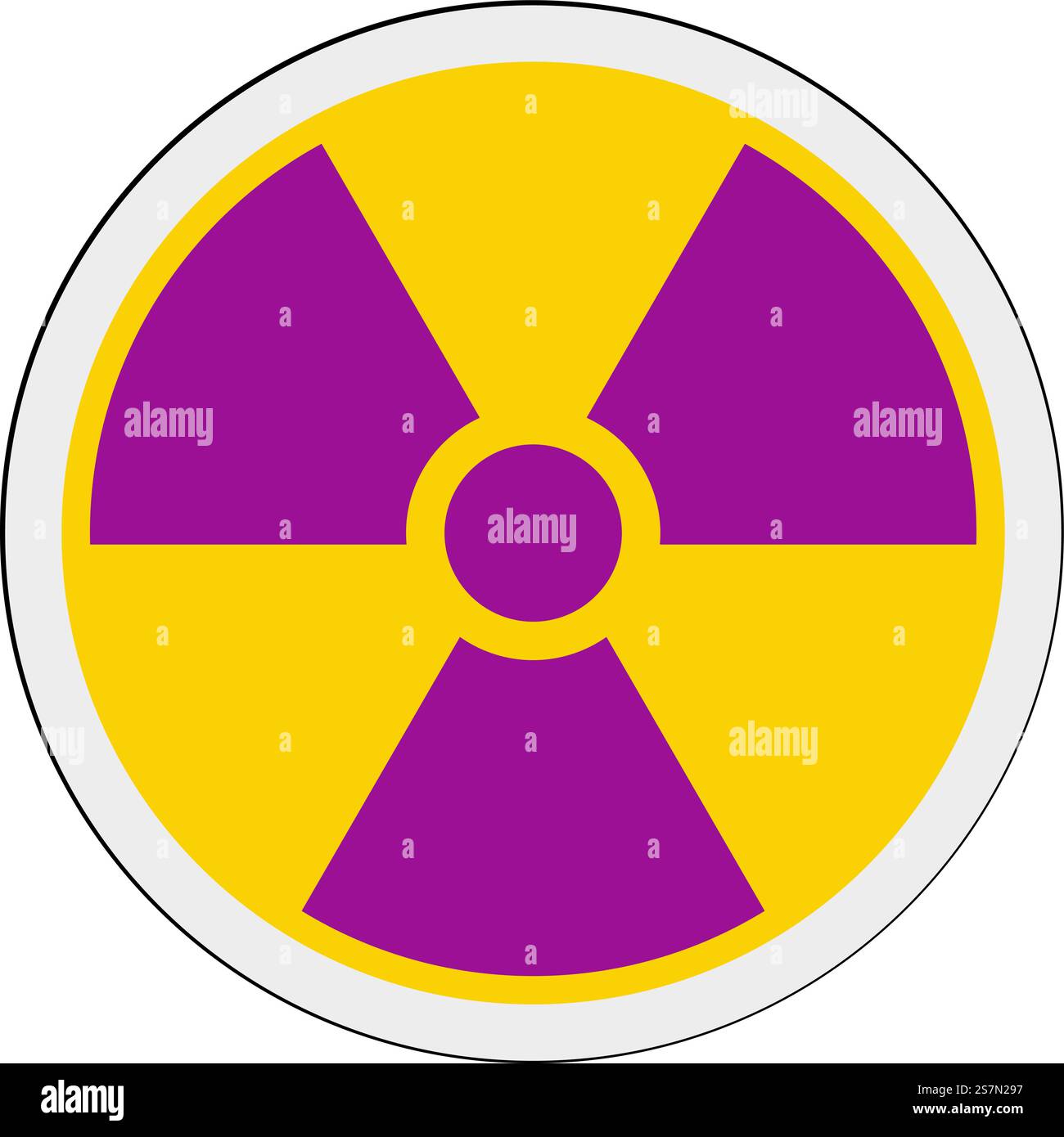 Circular Information Sign ISO Radiation Symbol Stock Vector Image & Art ...