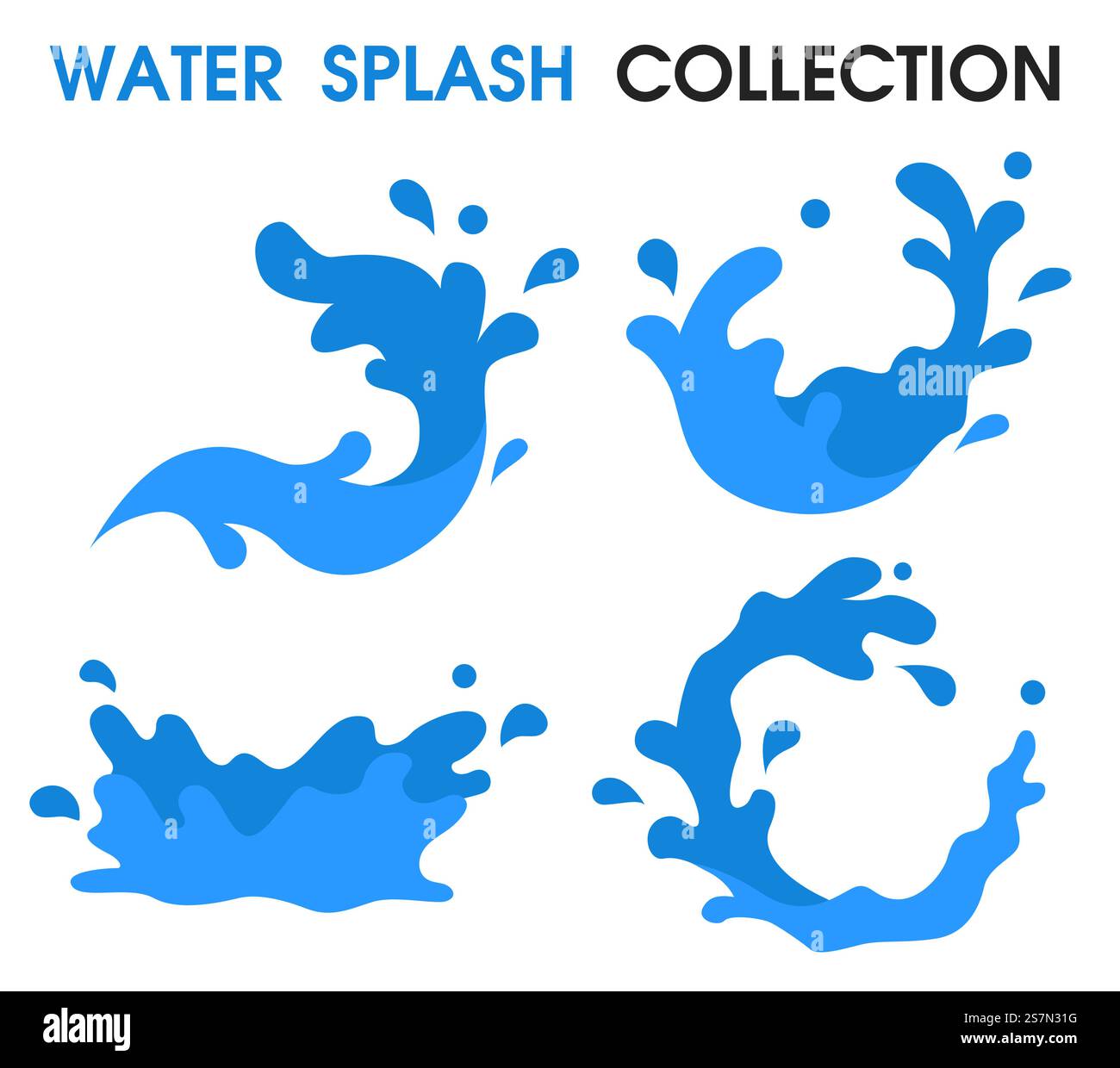 Water Splash icon Simple cartoon style Stock Vector Image & Art - Alamy