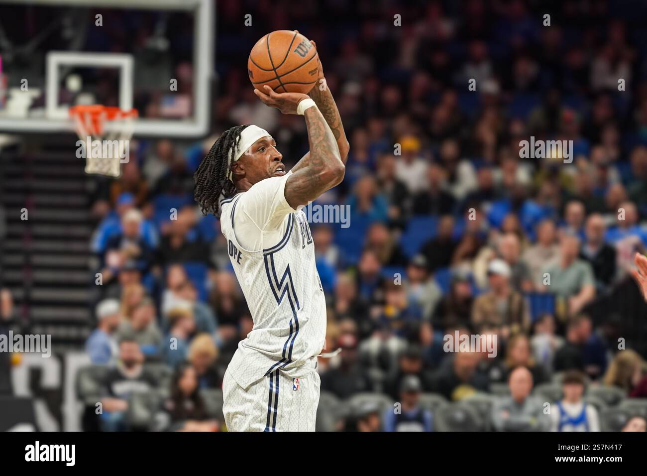 Orlando, Florida, USA, January 19, 2025, Orlando Magic guard Kentavious ...