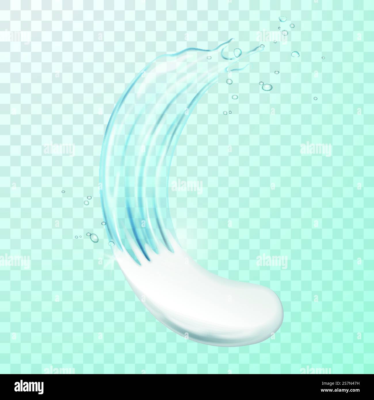 Moisturizing cream on blue Stock Vector Images - Alamy