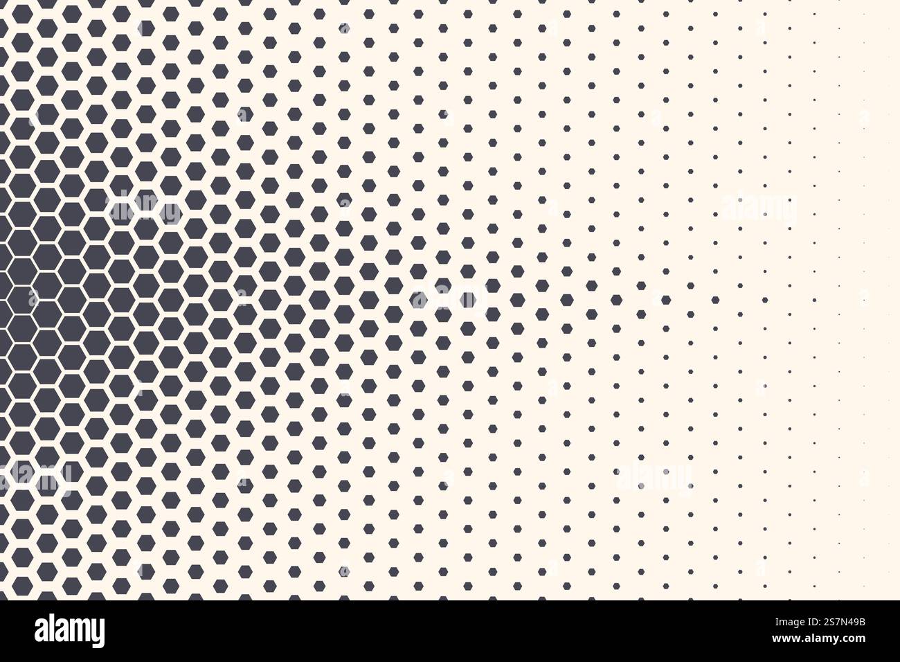 Hexagonal Halftone Pattern Abstract Geometric Technology Background ...