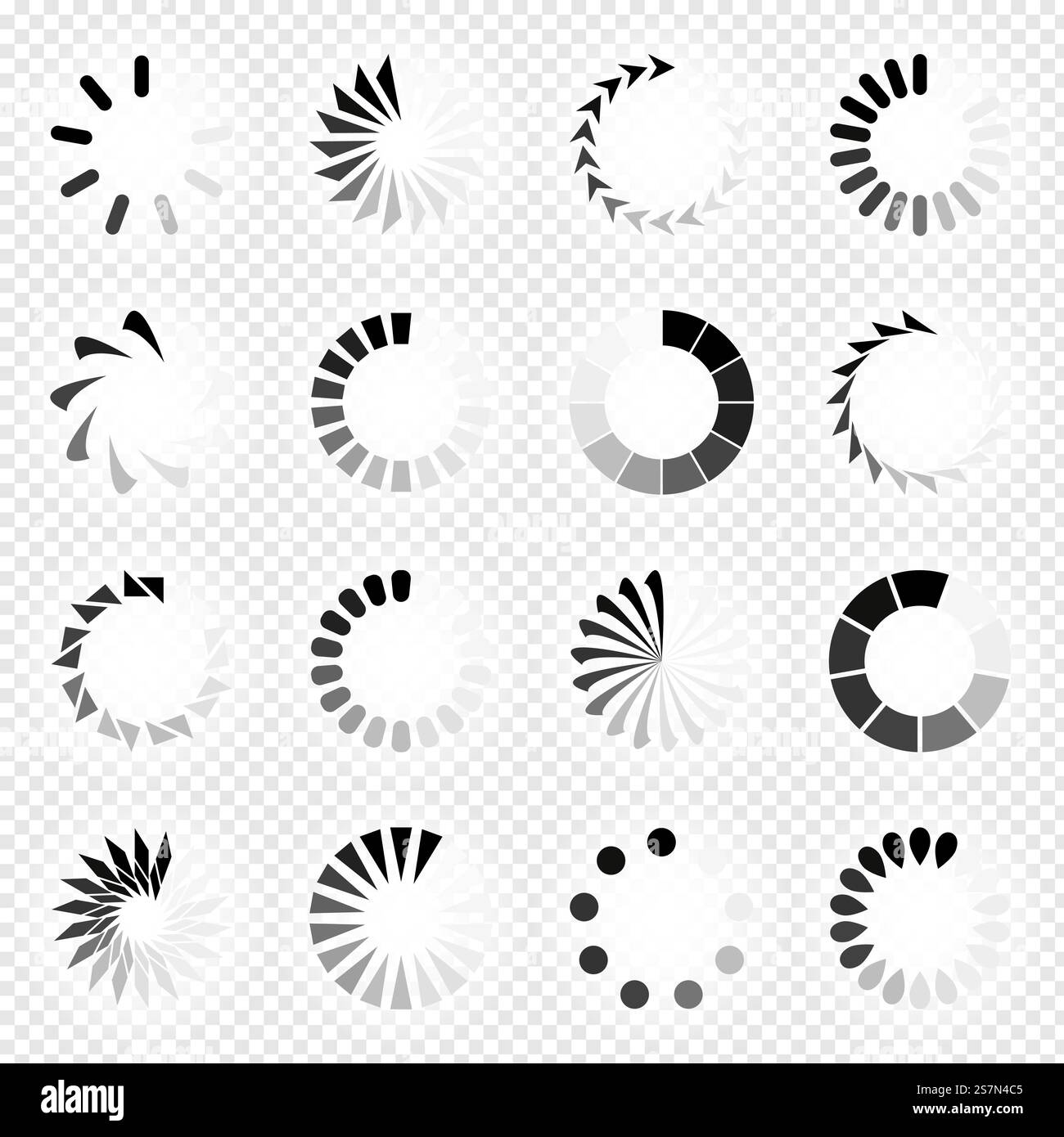 Set Loading icons. load icons. White background. Vector icon. Set ... Set Loading icons. load icons. White background. Vector icon. Set ...