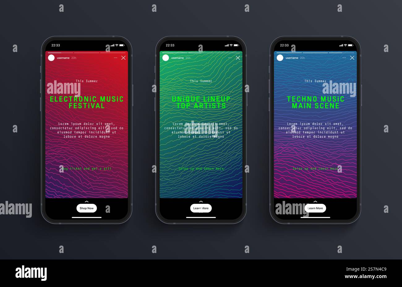 Instagram Stories Social Media Network Carousel Design Template On ...