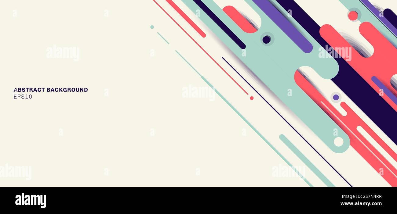 Banner web template design abstract dynamic rounded lines diagonal ...
