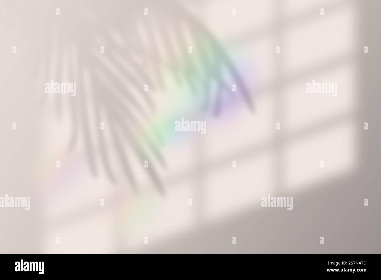 Vector illustration of realistic tropical shadow overlay effect. with ...