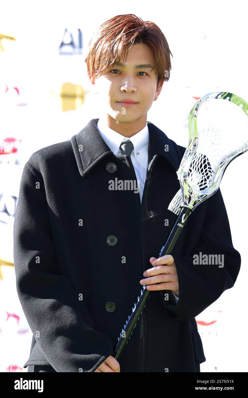 Tokyo, Japan. 18th Jan, 2025. Takanori Iwata Lacrosse : The 34th Lacrosse All Japan Championship ...