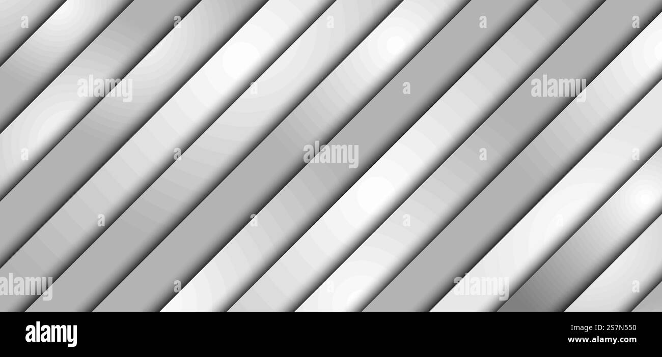 Abstract 3d White And Gray Diagonal Stripe Layer Paper Overlay Pattern