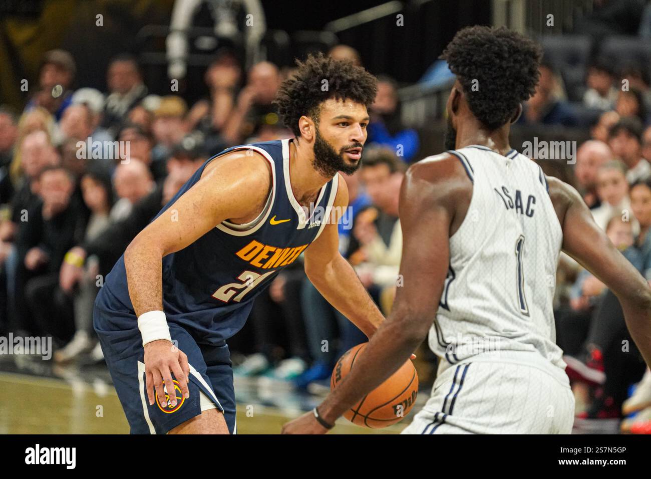 Orlando, Florida, USA, January 19, 2025, Denver Nuggets guard Jamal ...