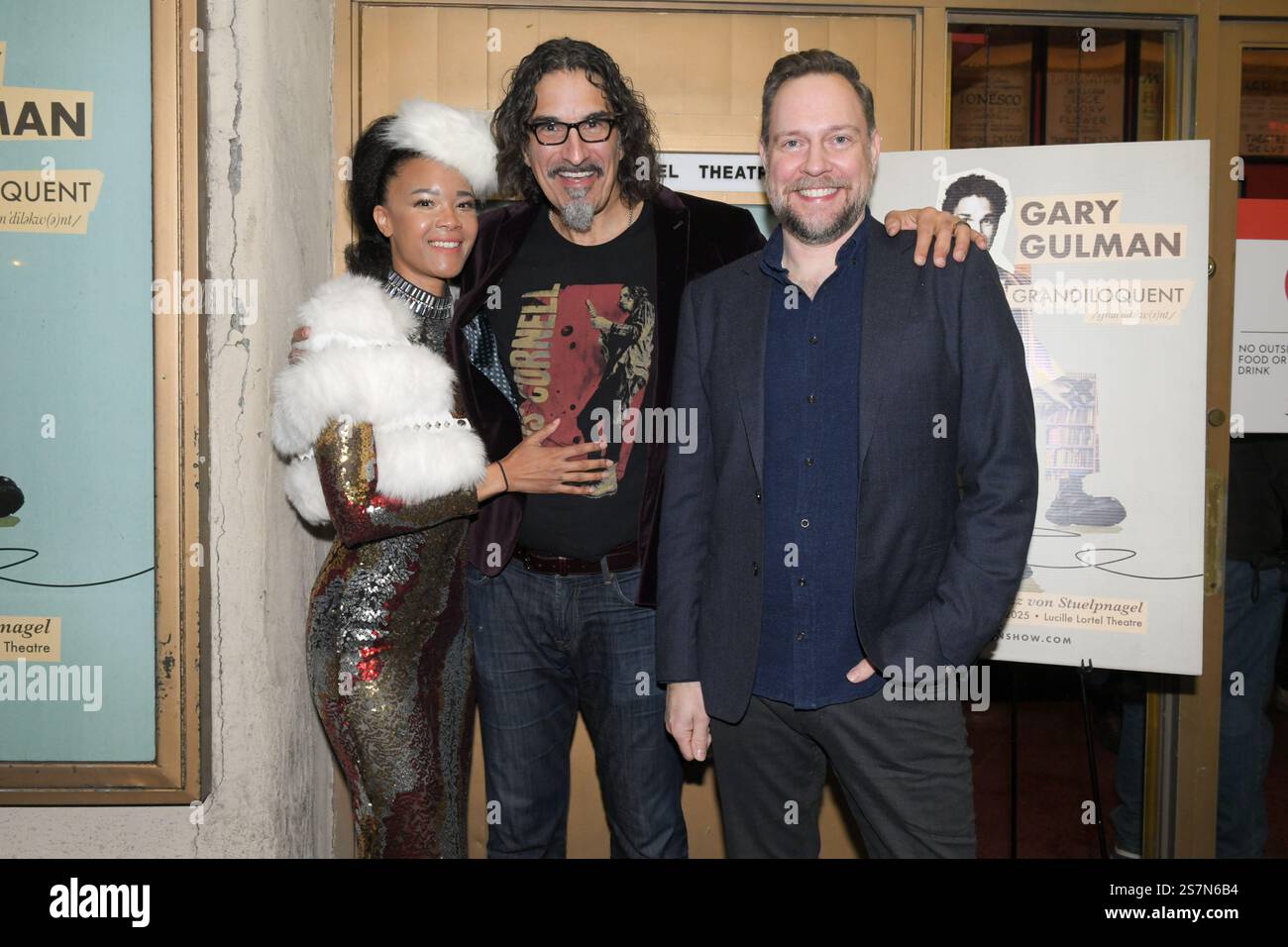 (L-R) Sade Tametria, Gary Gulman and Moritz von Stuelpnagel attend ...