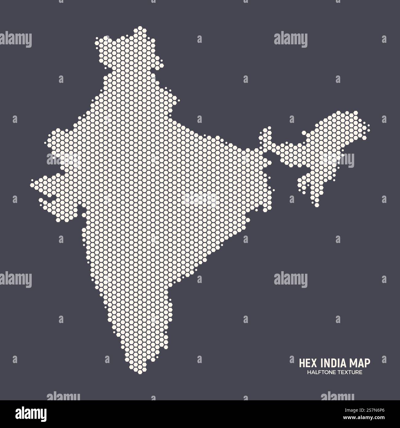 North india map hi-res stock photography and images - Alamy