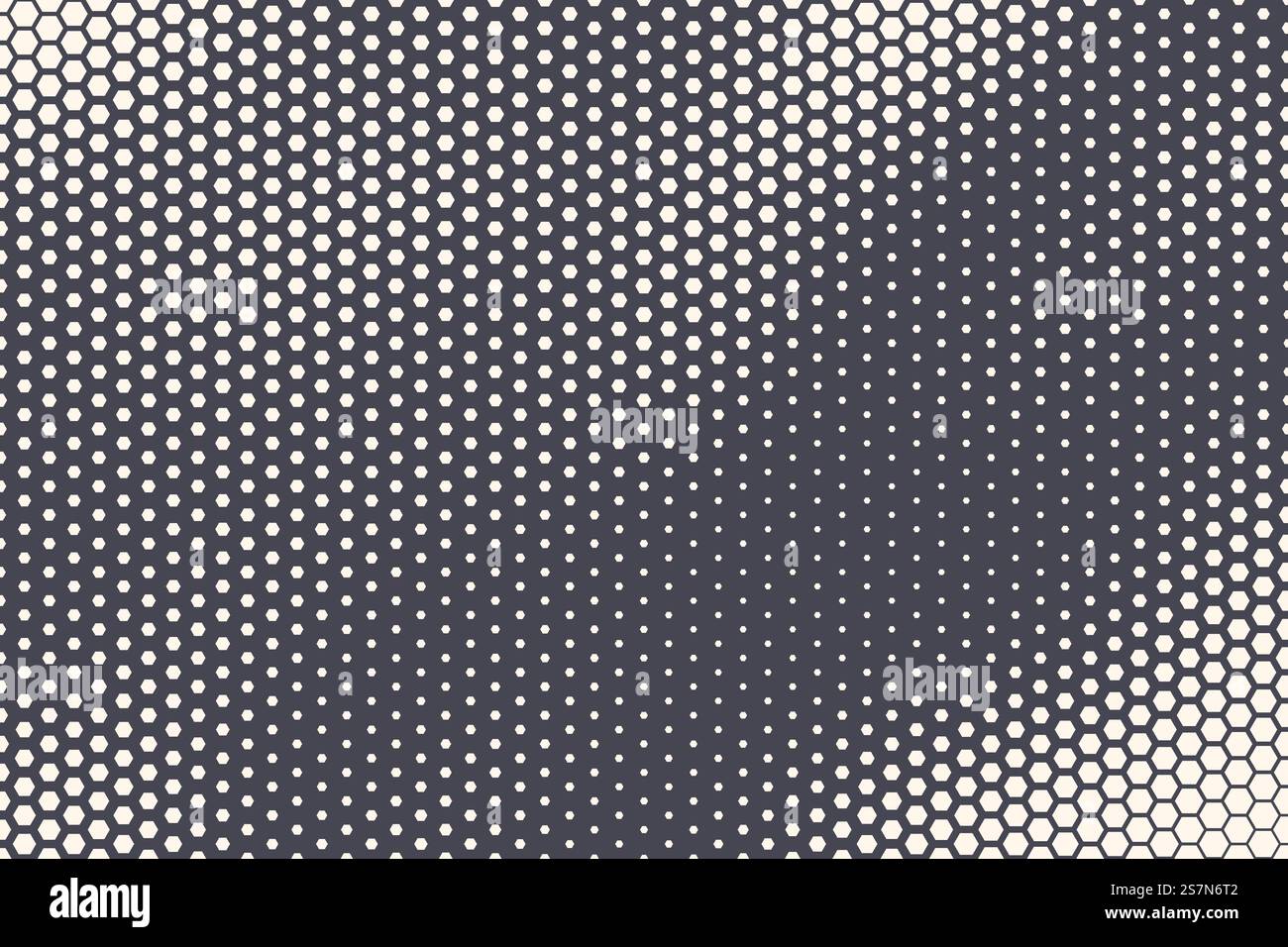Halftone Hexagonal Pattern Wavy Texture Abstract Geometric Technology Background. Hexagon Vector ...
