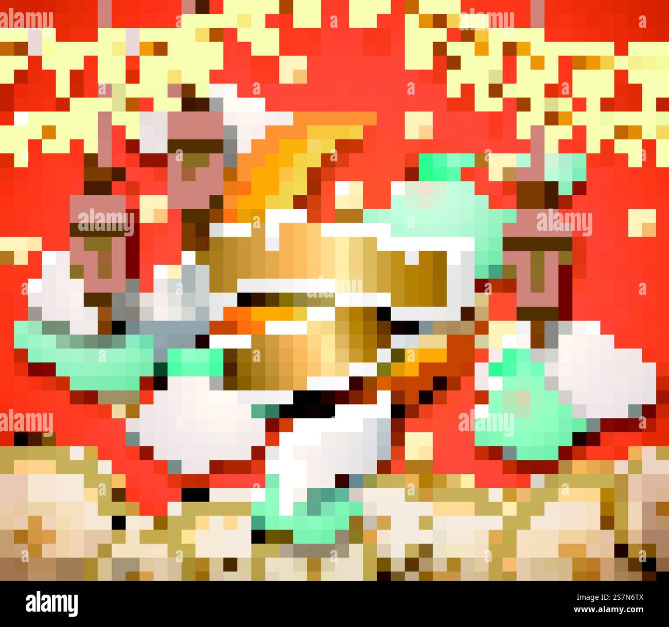 Lovely Ramadan Kareem design in paper art style, crescent and ...