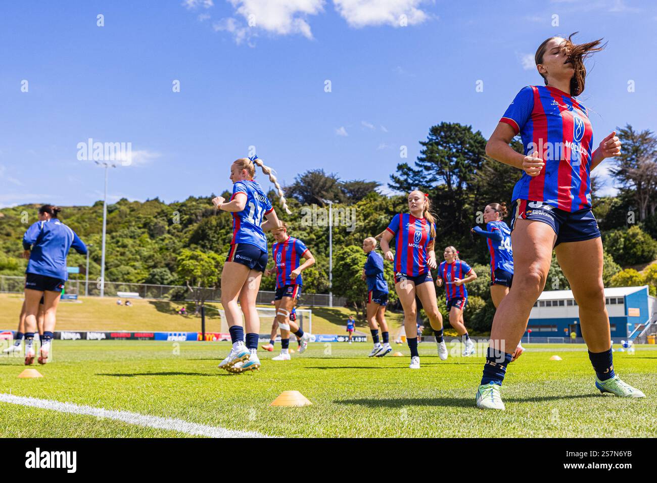 Wellington, New Zealand, 19 January, 2025. Newcastle Jets defender ...