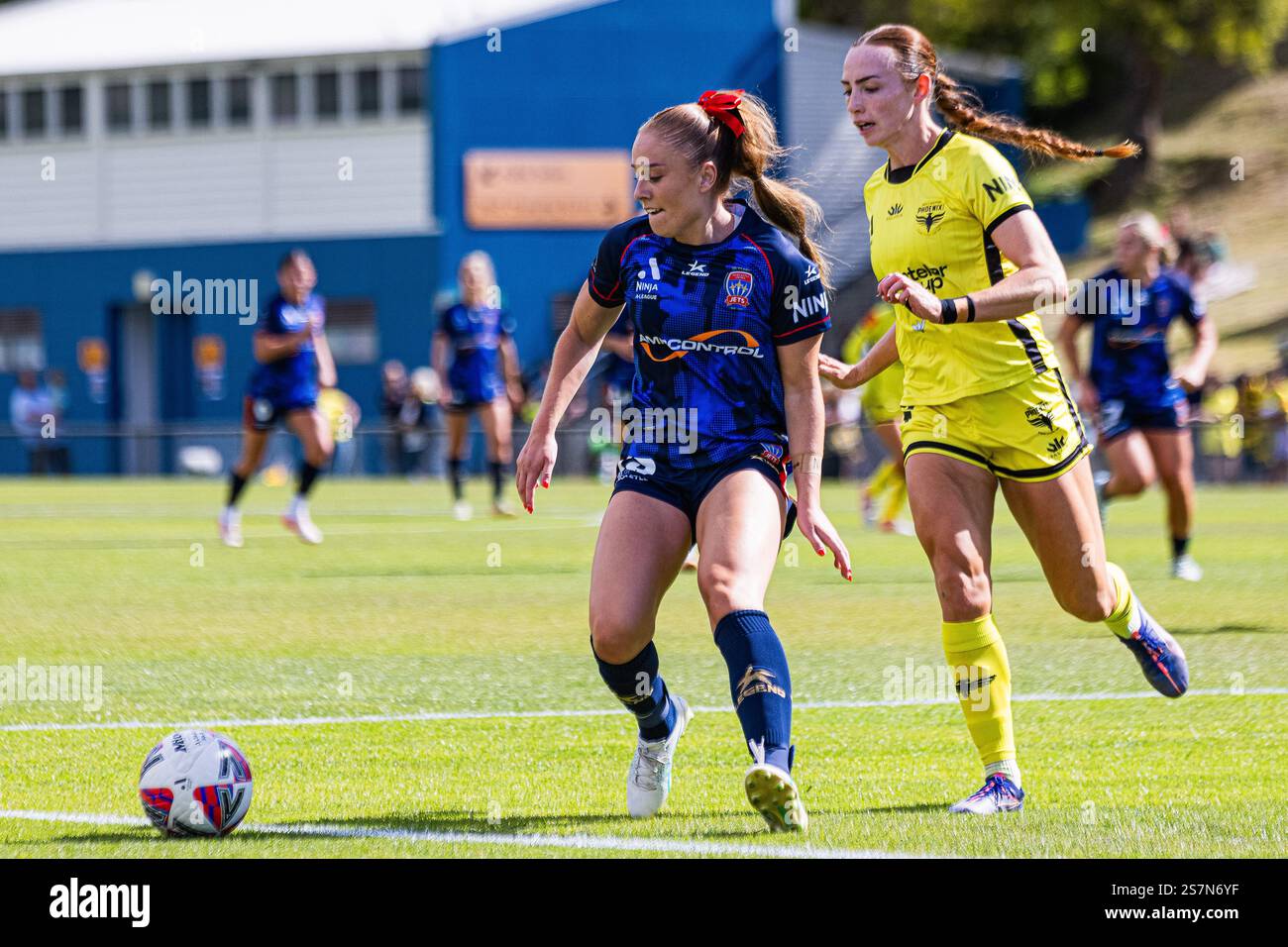 Wellington, New Zealand, 19 January, 2025. Newcastle Jets midfielder ...