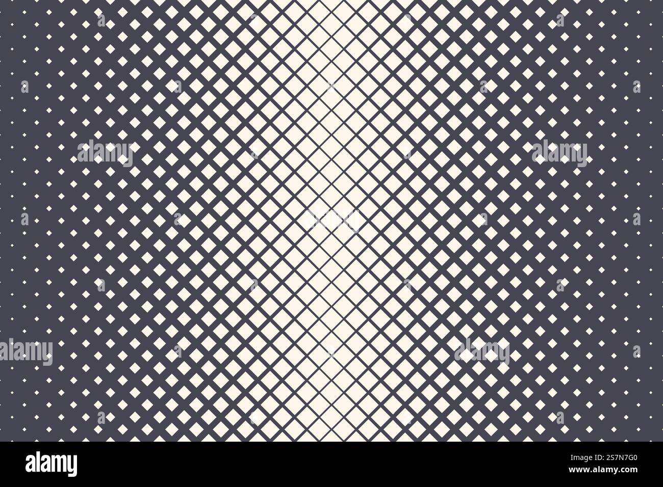 Rhombus Halftone Pattern Geometric Border Abstract Background. Rhomboid ...