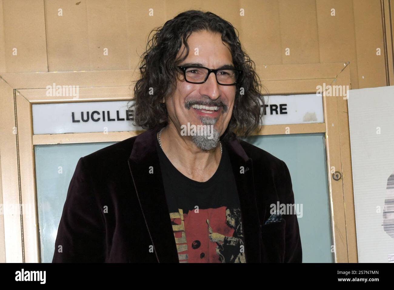 New York, USA. 19th Jan, 2025. Gary Gulman attends 'Grandiloquent' opening night at the Lucille ...