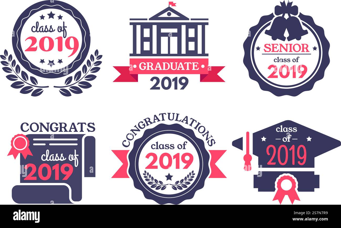 Graduate student badge. Congratulations graduates, graduation day ...