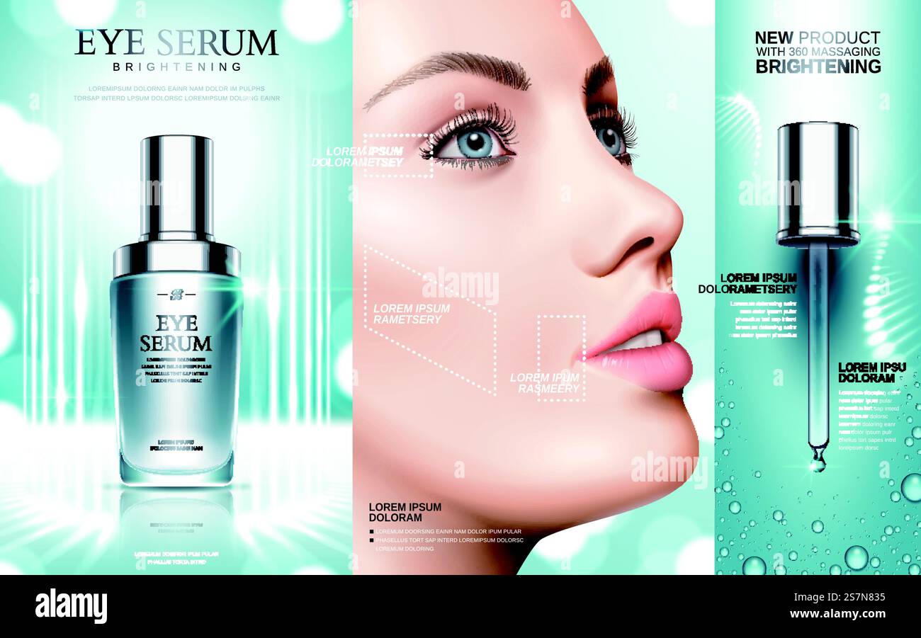 Serum skin face in Stock Vector Images - Alamy