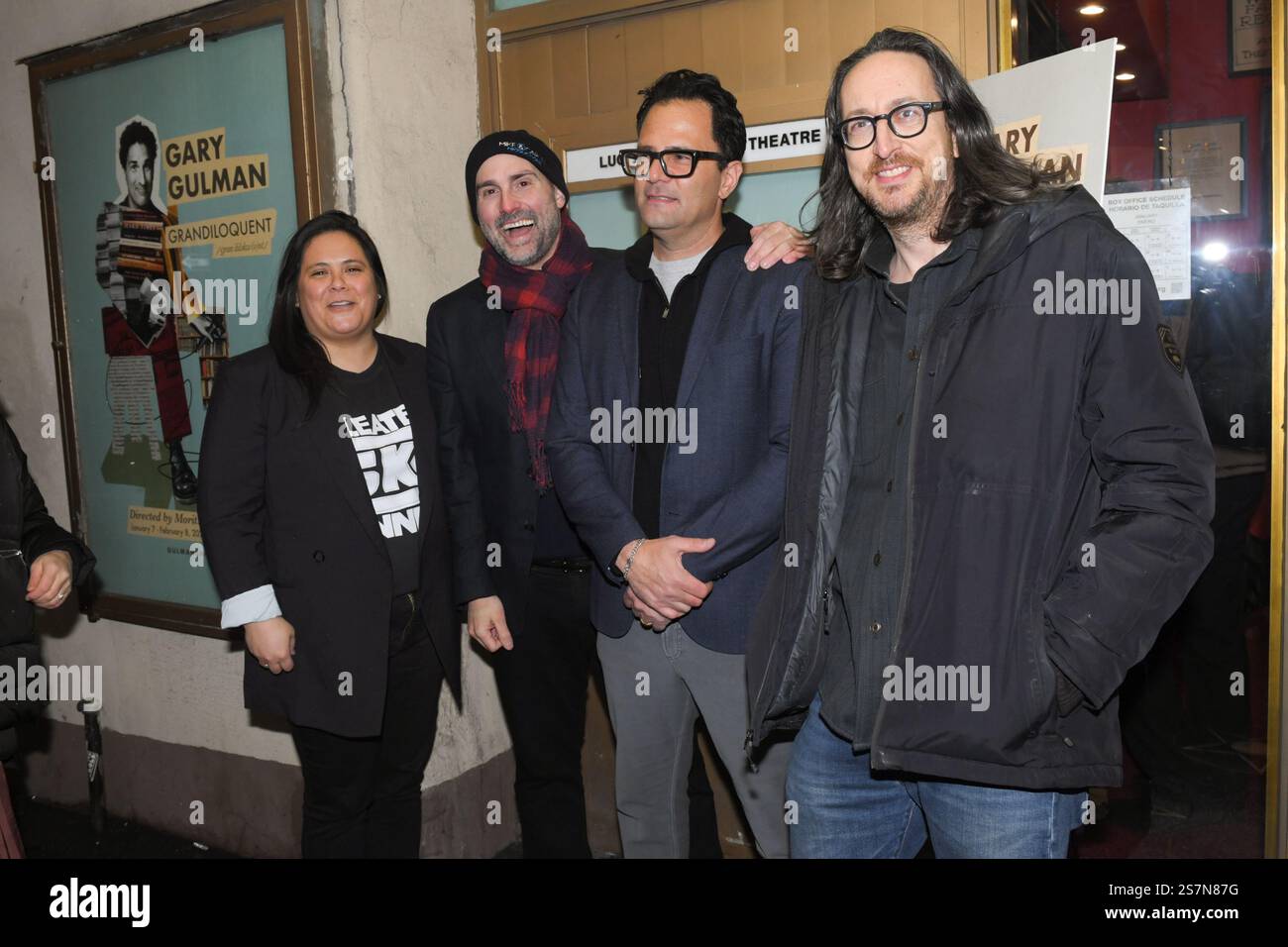 New York, USA. 19th Jan, 2025. (L-R) Producers Mike Lavoie, Carlee ...