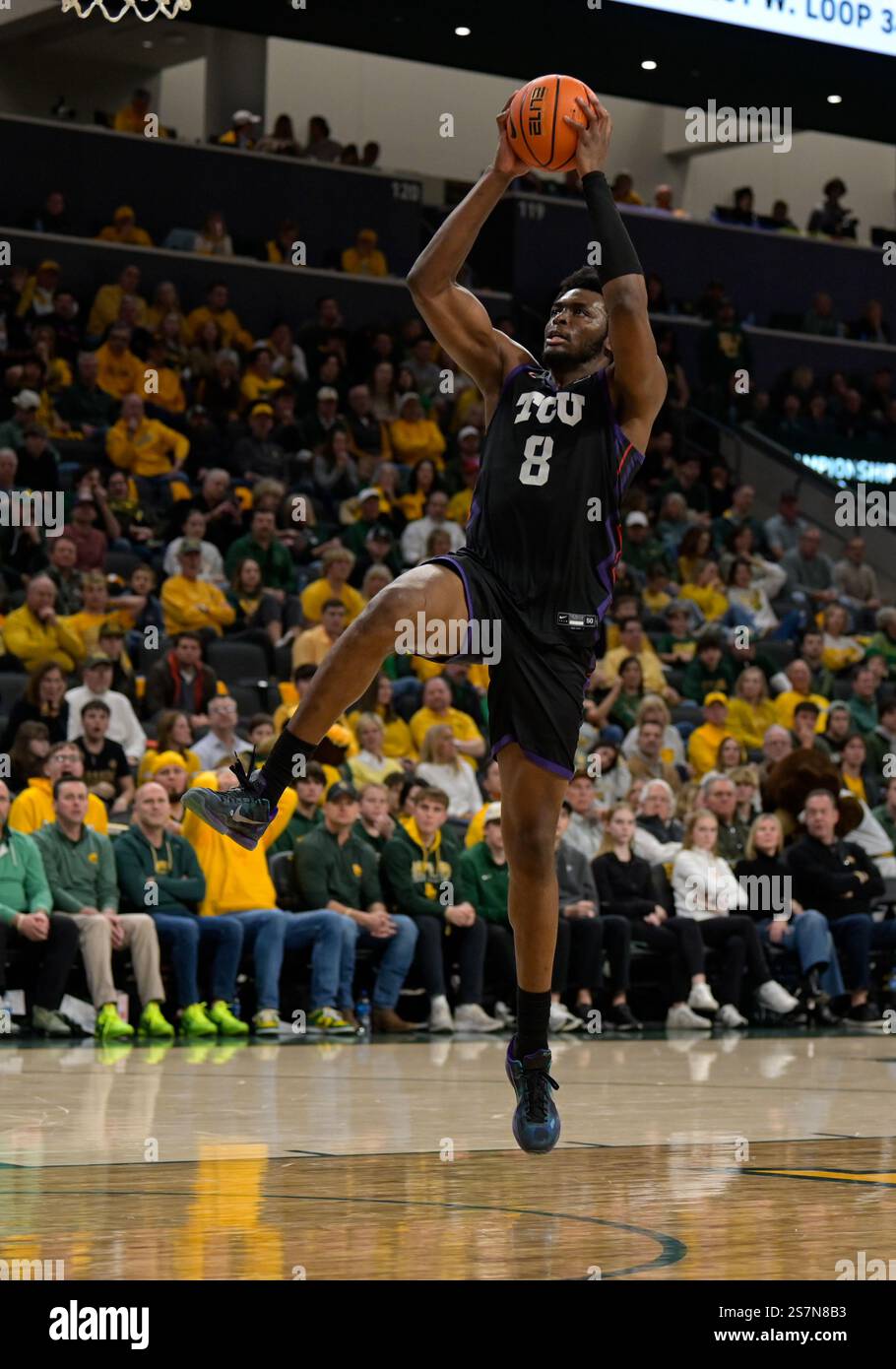 Waco, USA. 19th Jan, 2025. January 24, 2025: TCU Horned Frogs center ...
