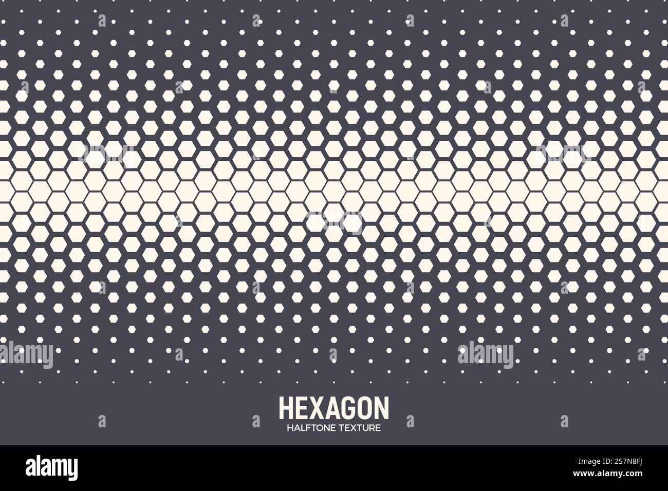 Geometric Hexagonal Halftone Texture Abstract Background. Hexagon Vector Abstract Technology ...
