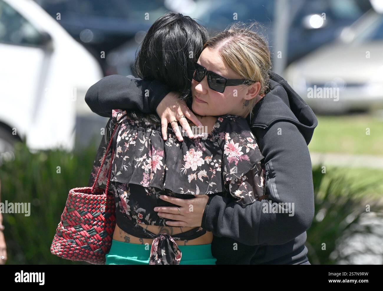 Brisbane, Australia. 20th Jan, 2025. Family and supporters of Destiny ...