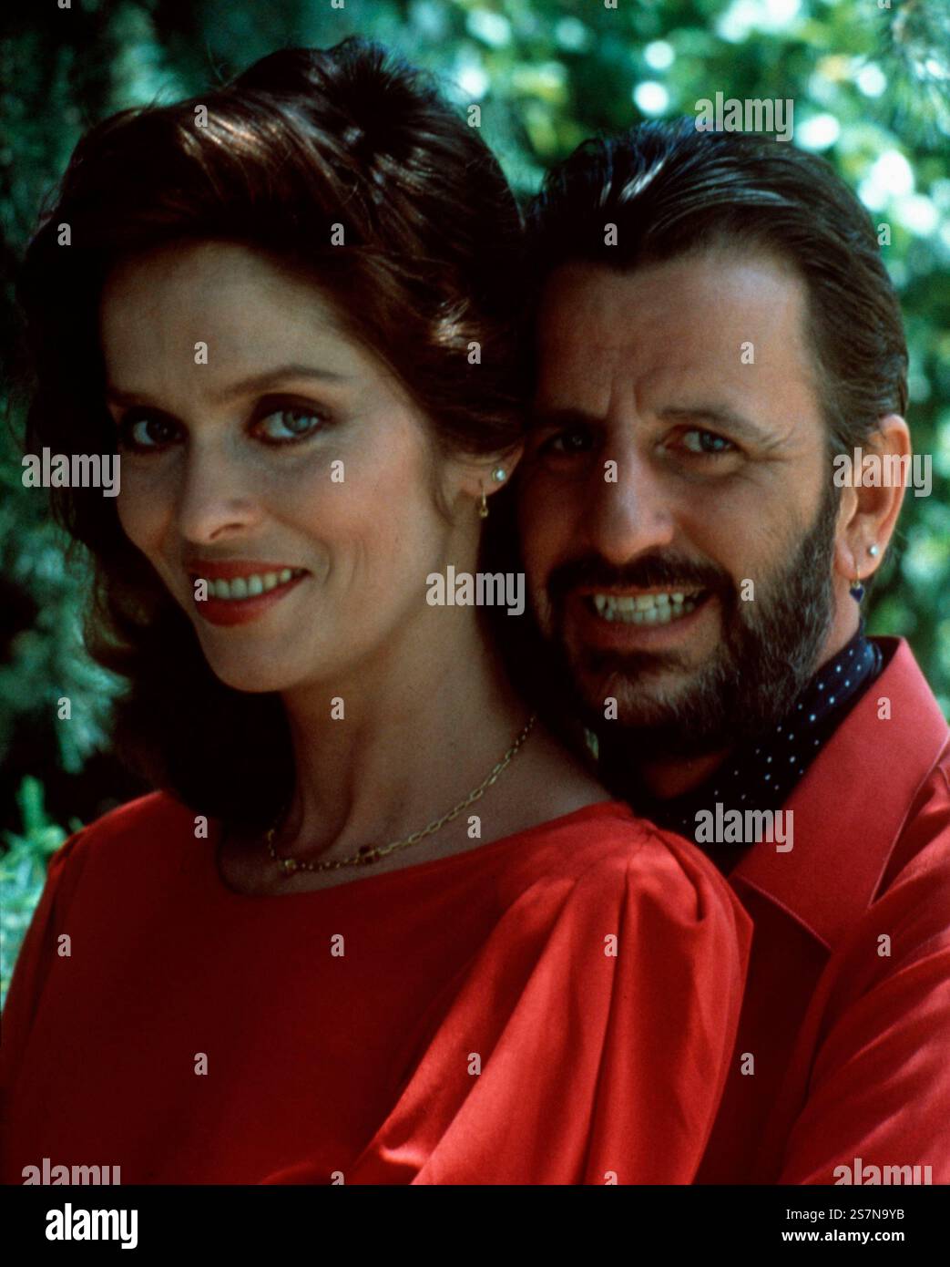 Los Angeles.CA.USA. Barbara Bach and Ringo Starr in the early 1980s ...