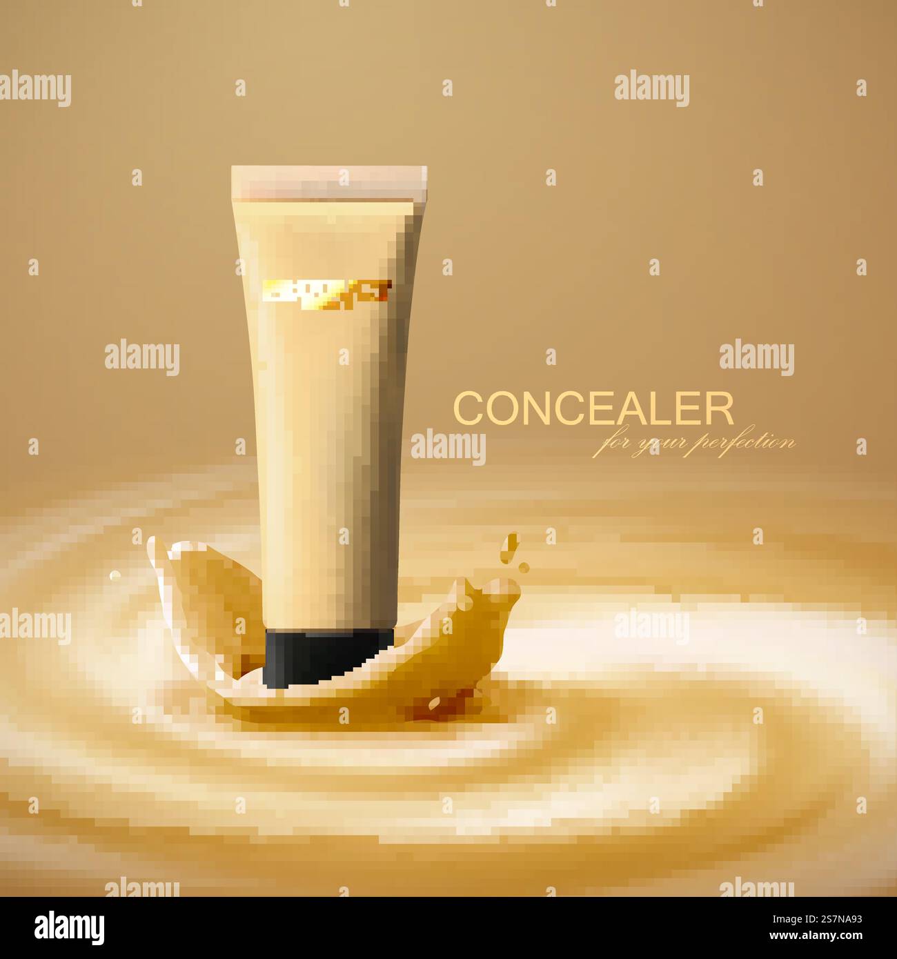 Abstract background foundation liquid Stock Vector Images - Alamy