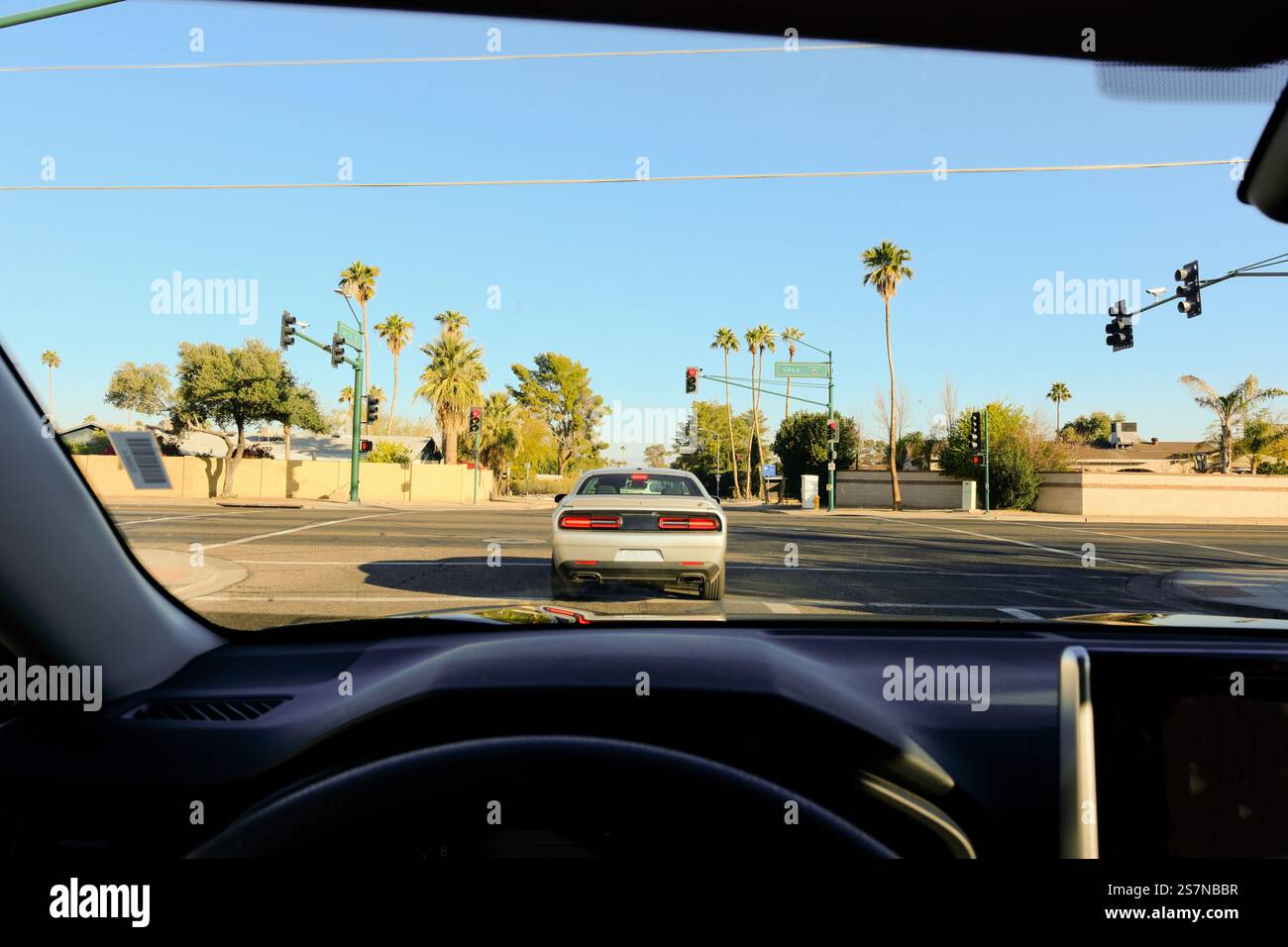 Arizona, USA - 19 Jan 2025 -Driving on an American Road Trip and ...