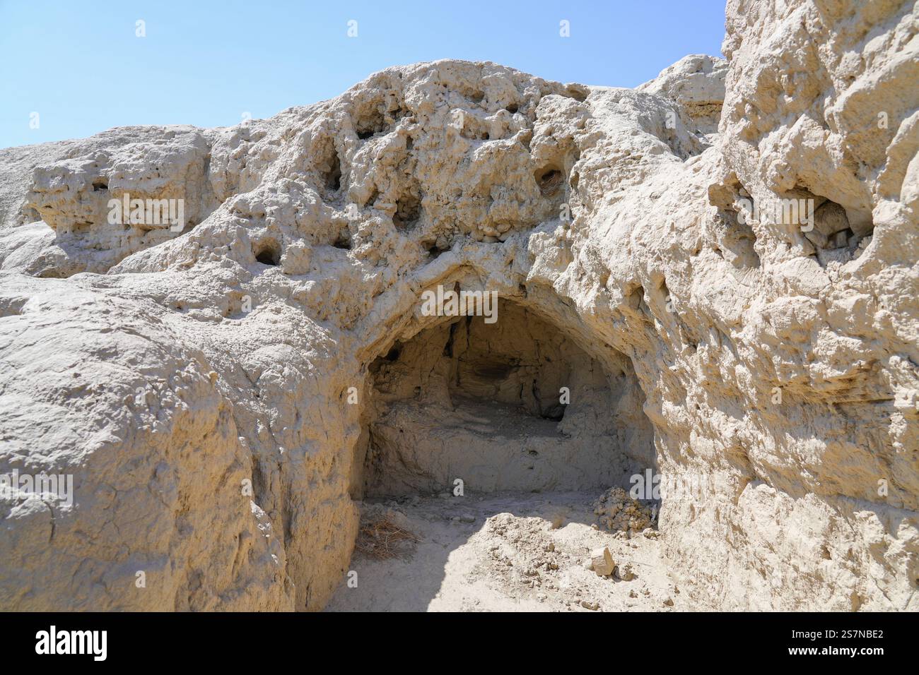 Ruins of the ancient Sogdian capital of Varakhsha, founded in the 1st ...
