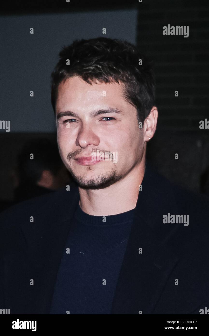 Milan, Italy. 18th Jan, 2025. Men's Fashion, Fall/Winter 2025 - Emporio Armani Fashion Show ...