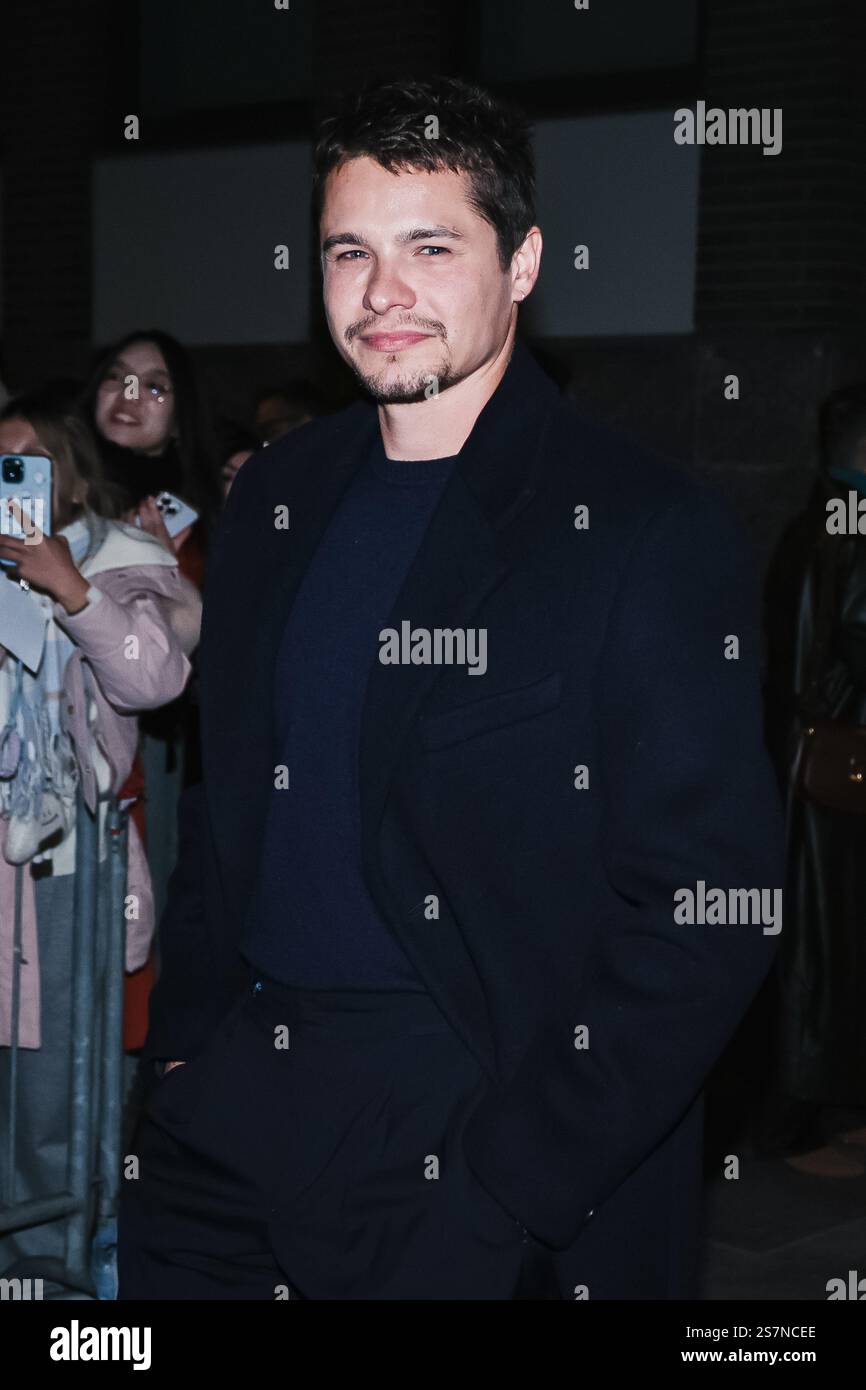 Milan, Italy. 18th Jan, 2025. Men's Fashion, Fall/Winter 2025 - Emporio Armani Fashion Show ...