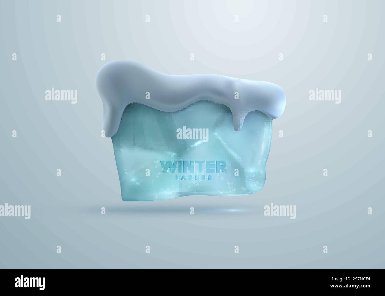 Block of ice illustration hi-res stock photography and images - Alamy