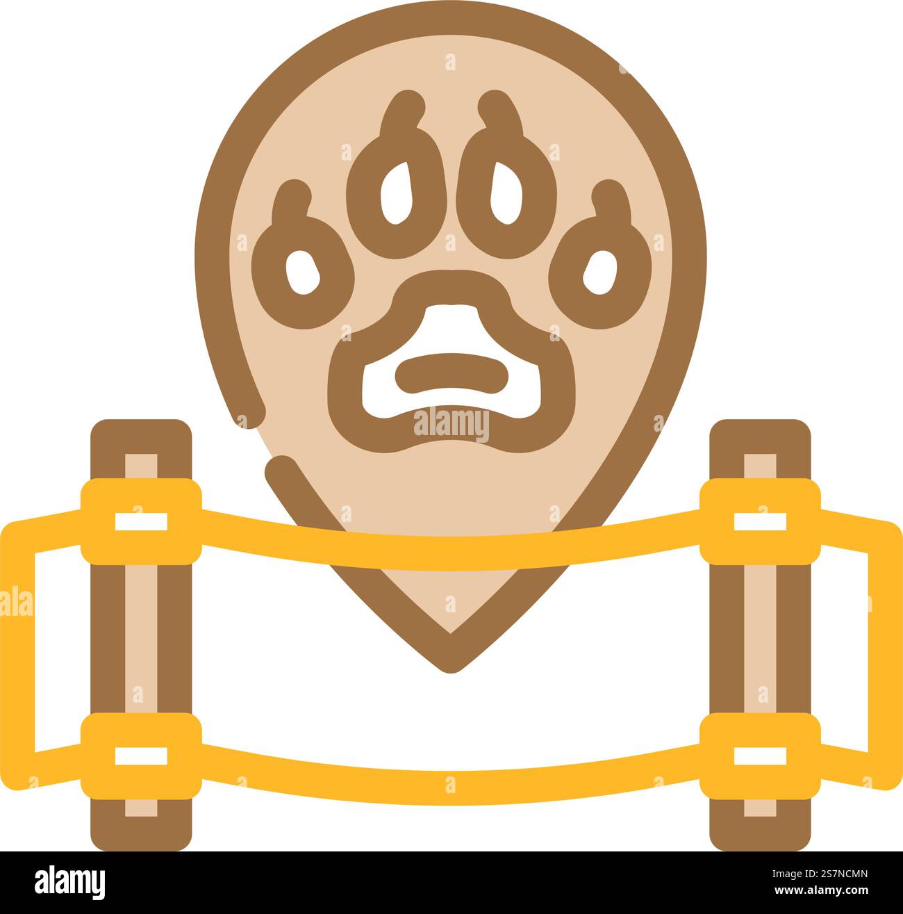 wildlife habitat restoration color icon vector. wildlife habitat ...