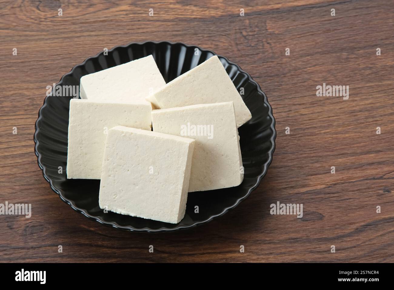 Tahu or Tofu, one of raw ingredient food made from fermented soybean ...