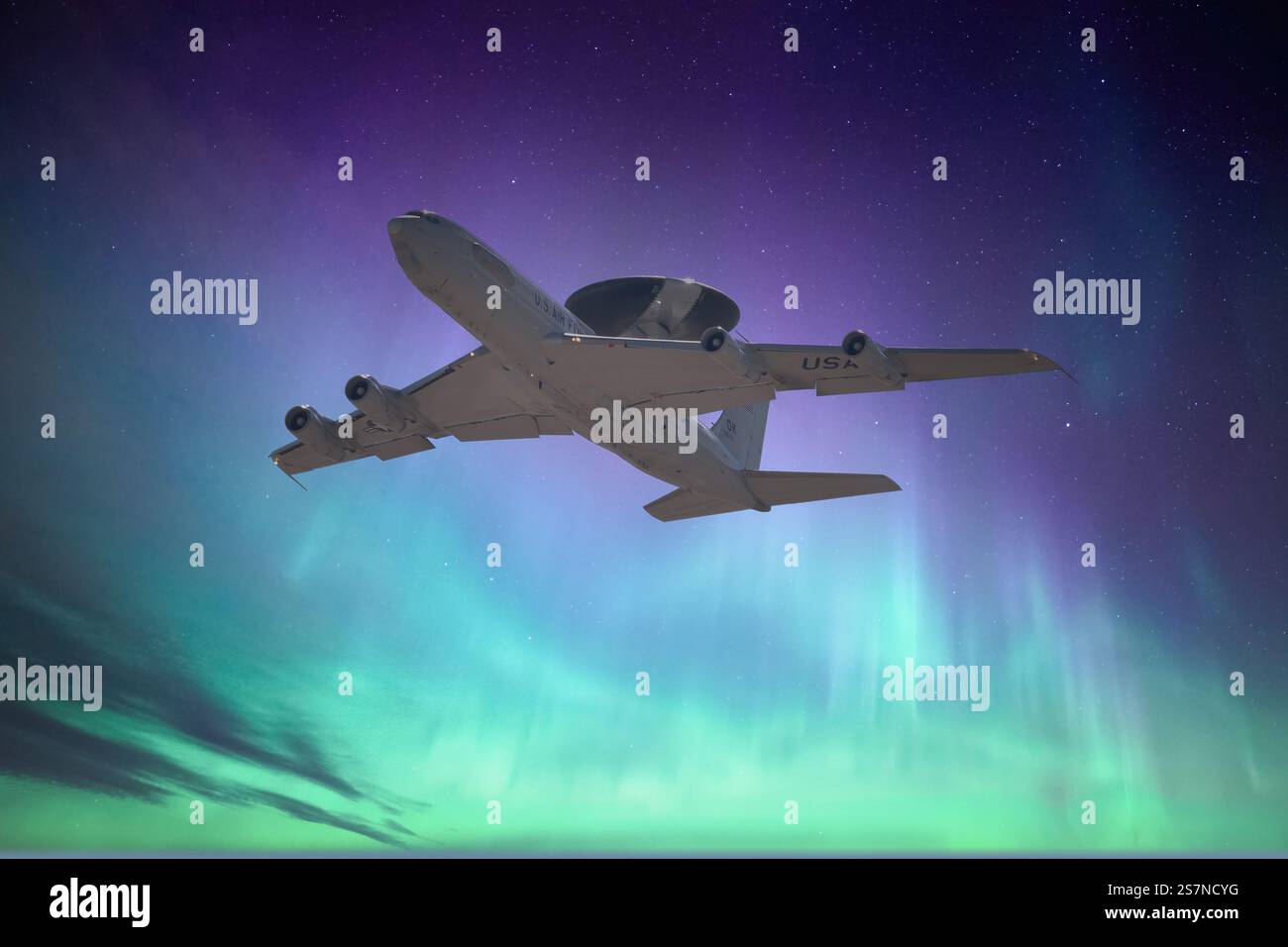 American Fighter Jet Flying Through Dramatic Clouds Stock Photo - Alamy