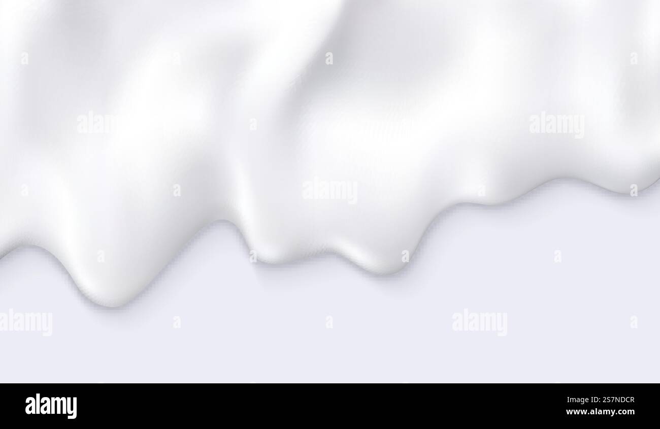 White creamy milk drips Stock Vector Images - Alamy
