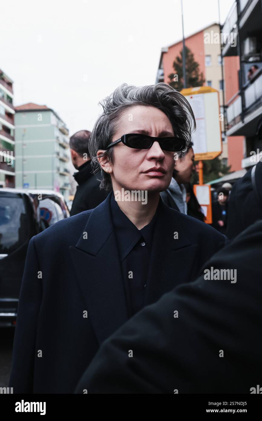 Milan, Italy. 19th Jan, 2025. Men's Fashion, Fall/Winter 2025 ...