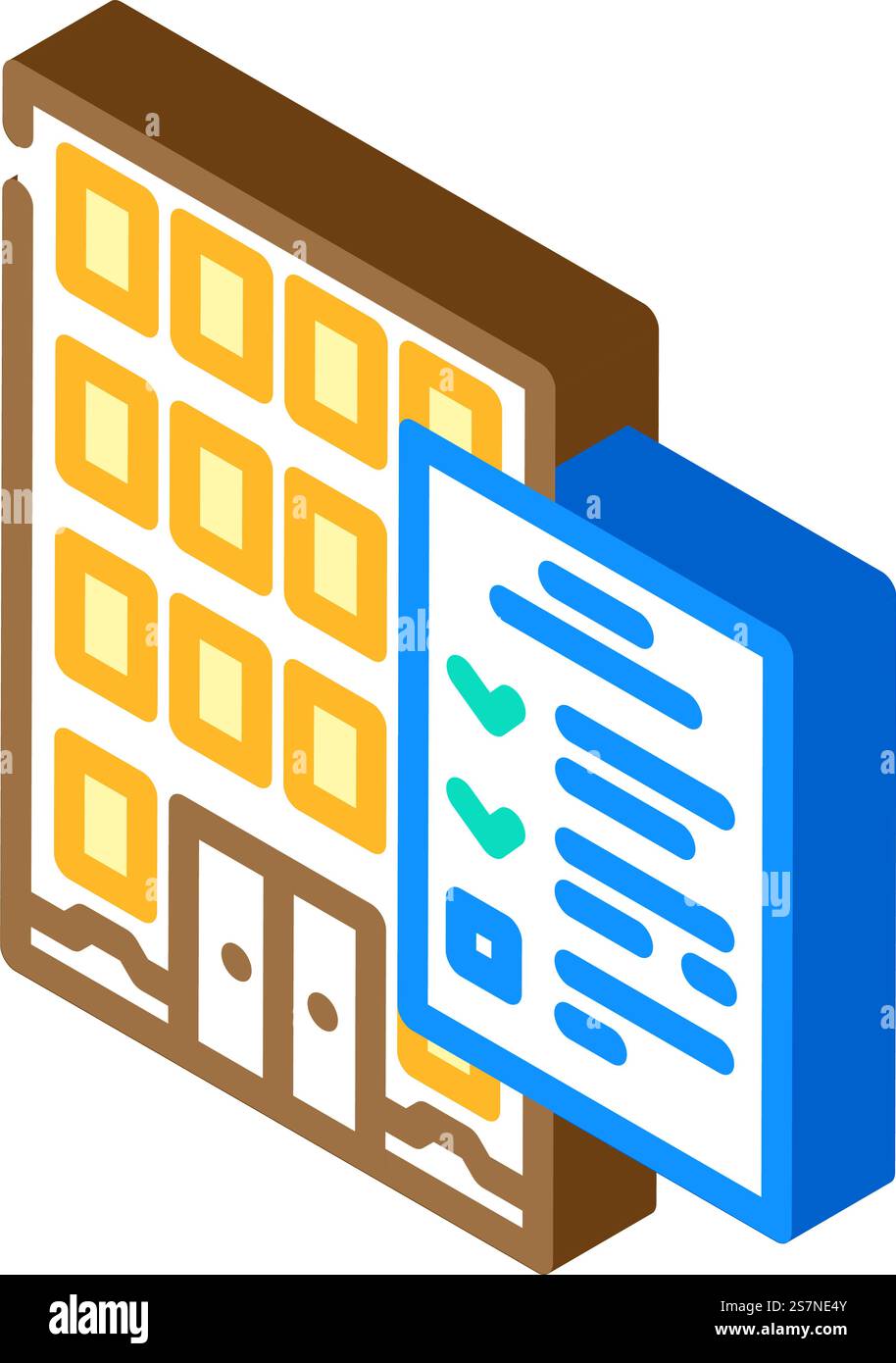 Male worker inspection survey Stock Vector Images - Alamy