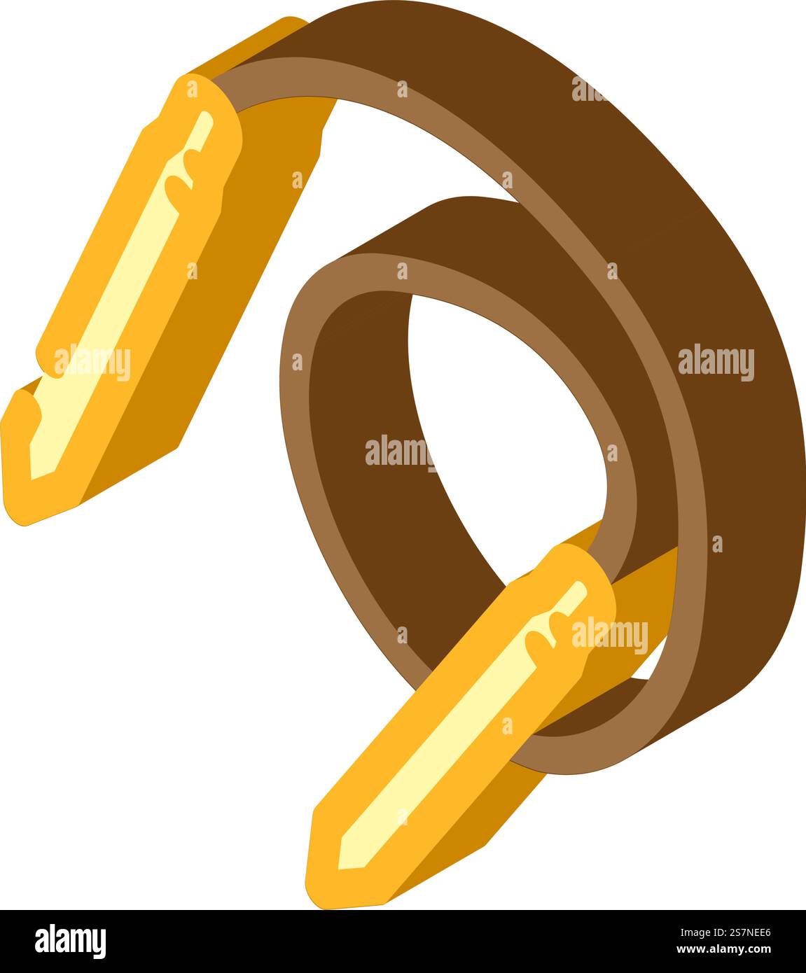 circular needle knitting wool isometric icon vector. circular needle ...