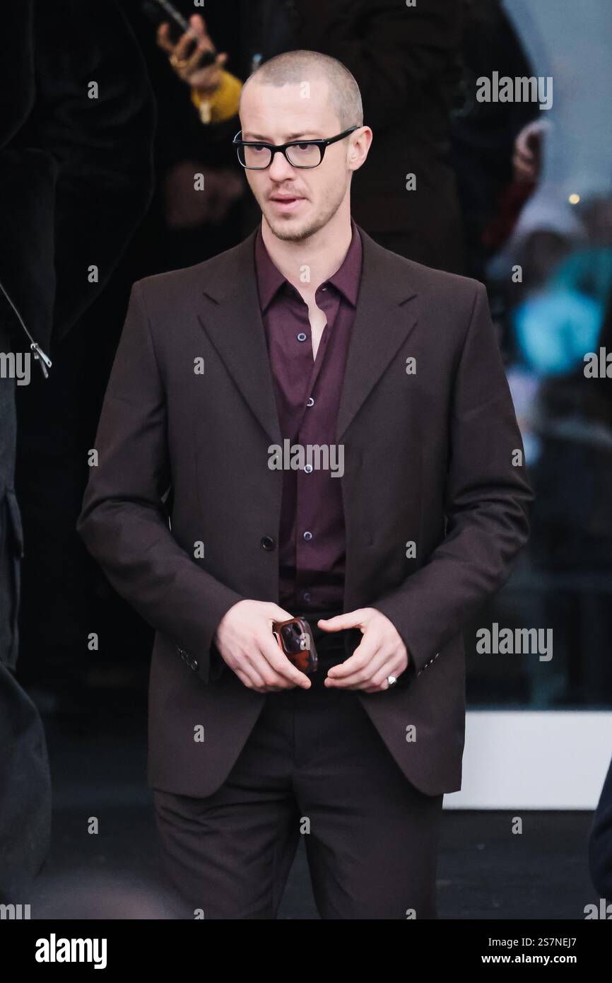 Milan, Italy. 19th Jan, 2025. Men's Fashion, Fall/Winter 2025 - Prada ...