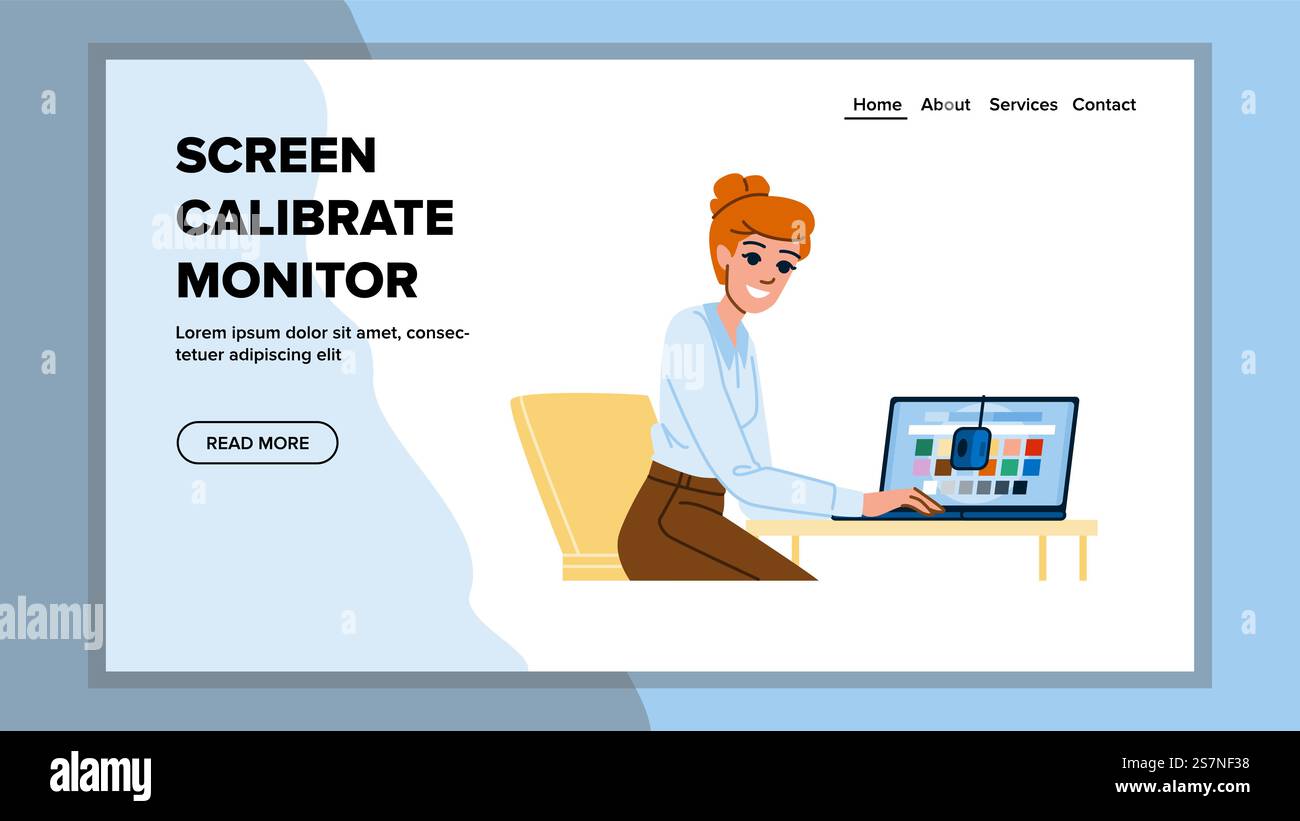 Digital Screen Calibrate Monitor Vector Test Display Computer Management Colour Photographer