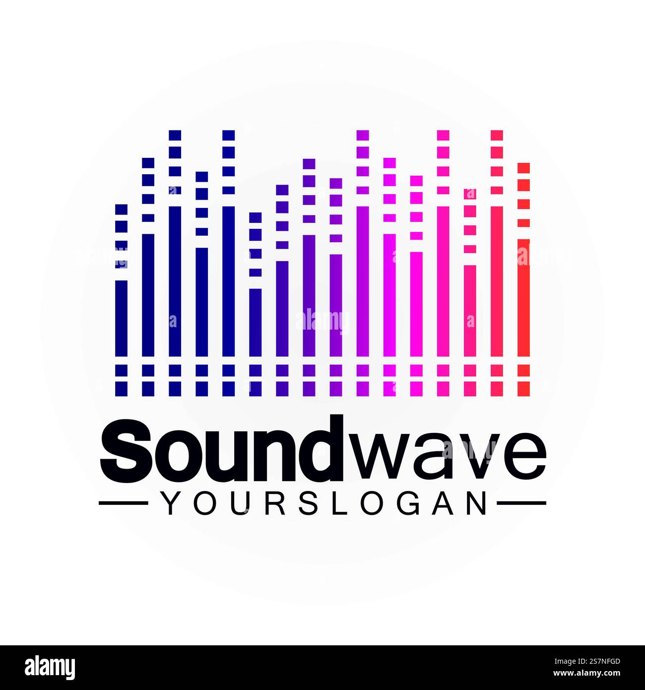 Sound wave logo and symbol vector Stock Vector Image & Art - Alamy