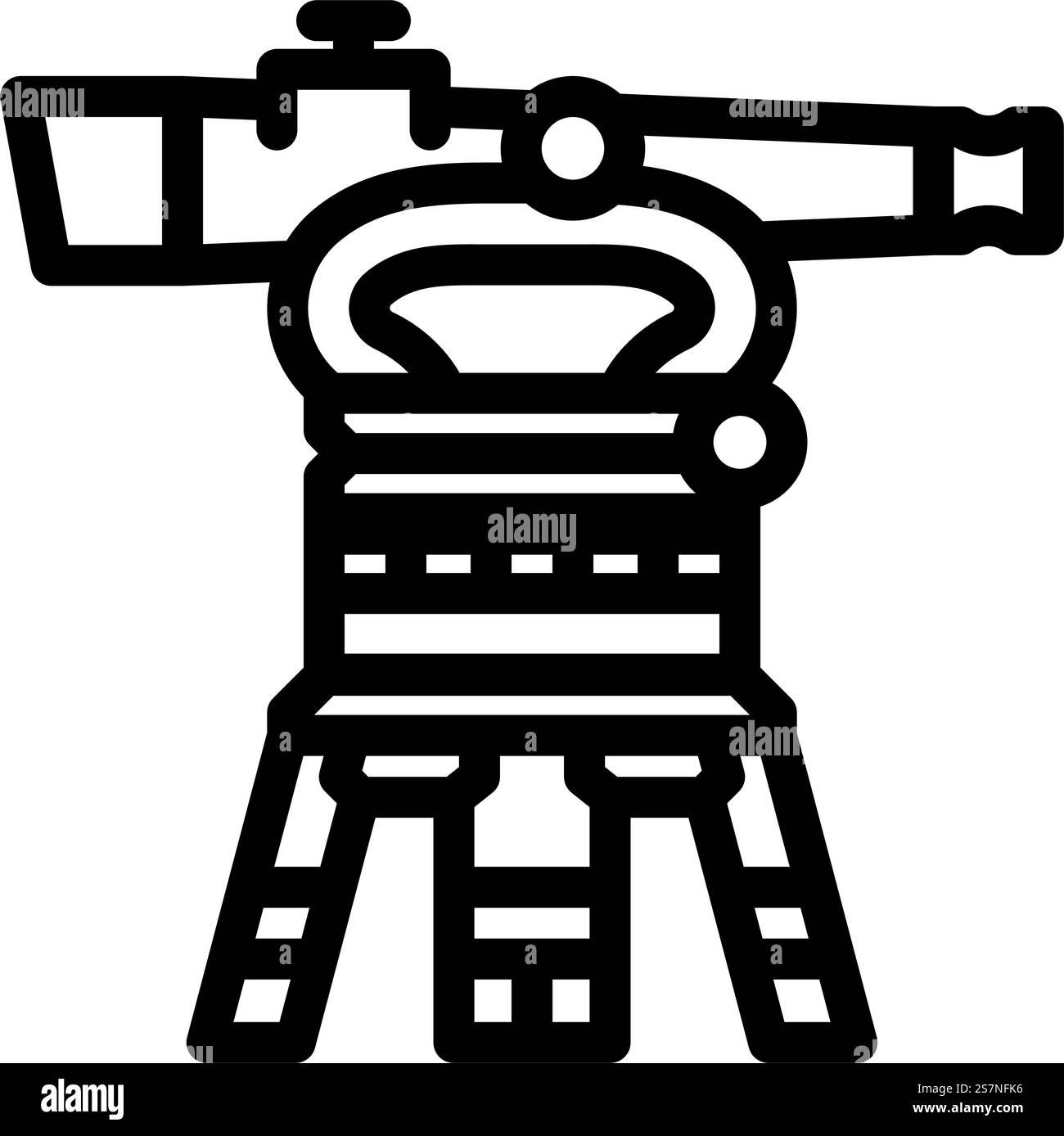 transit level tool civil engineer line icon vector. transit level tool ...