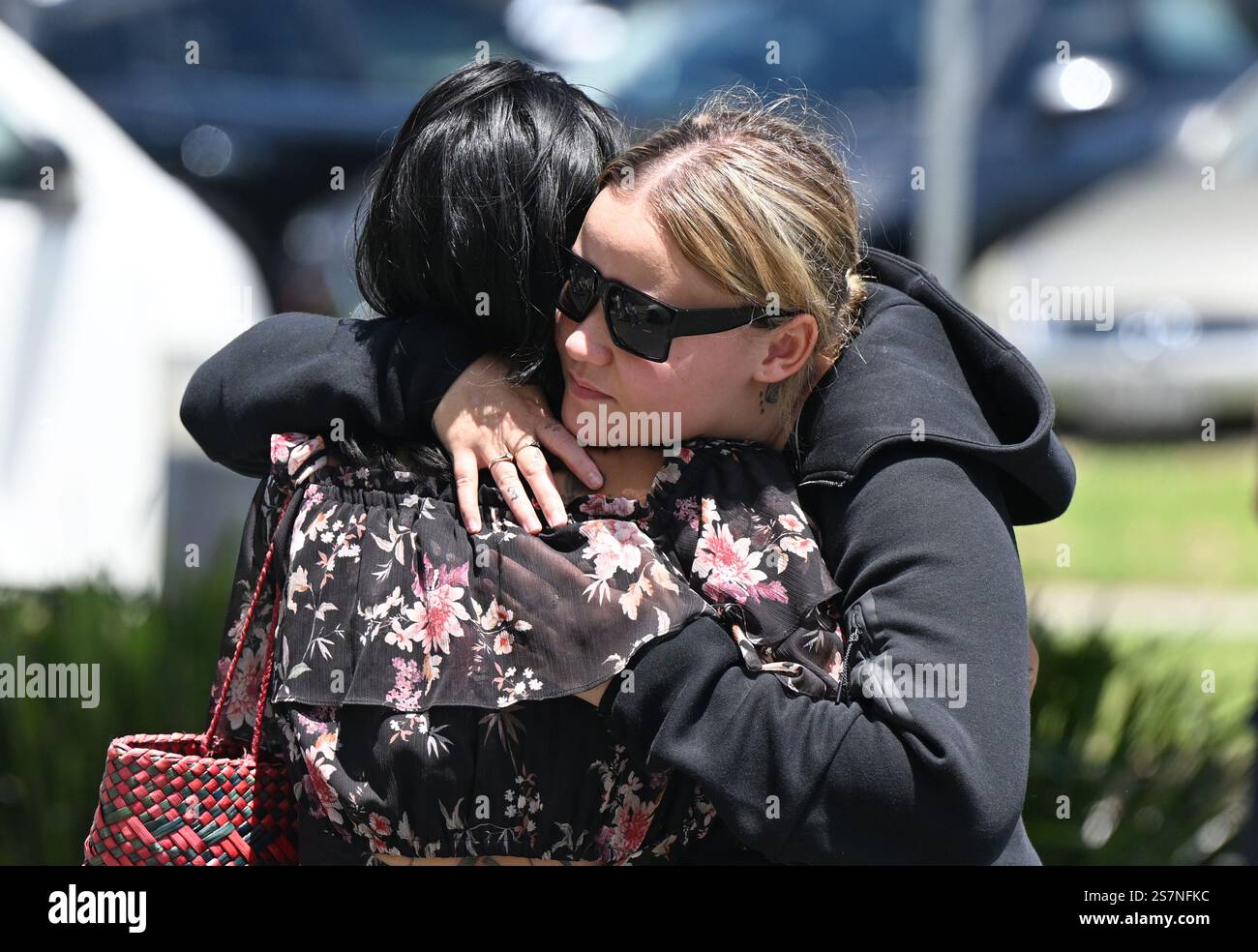 Brisbane, Australia. 20th Jan, 2025. Family and supporters of Destiny ...
