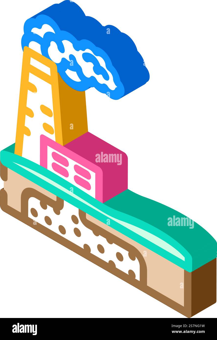 carbon capture environmental isometric icon vector. carbon capture ...
