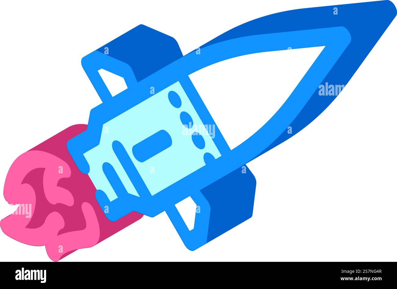 hypersonic missiles future technology isometric icon vector. hypersonic ...