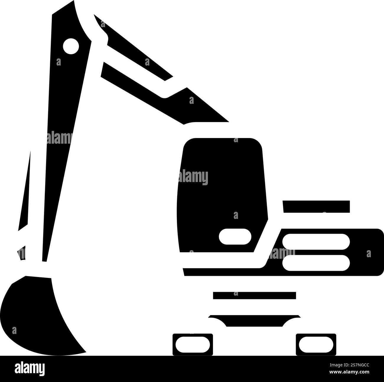 concrete pumper civil engineer glyph icon vector. concrete pumper civil ...