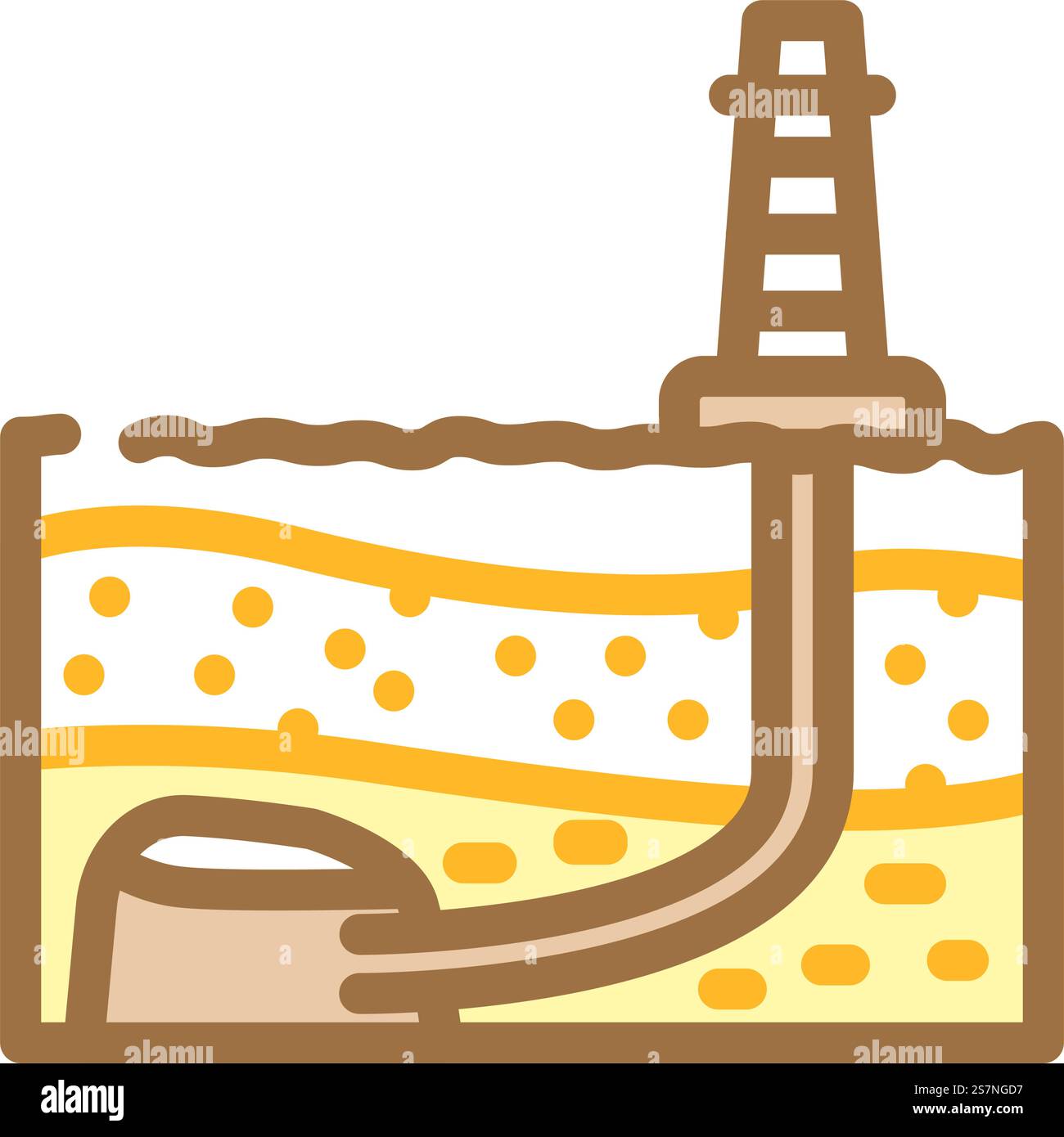 directional drilling petroleum engineer color icon vector. directional ...