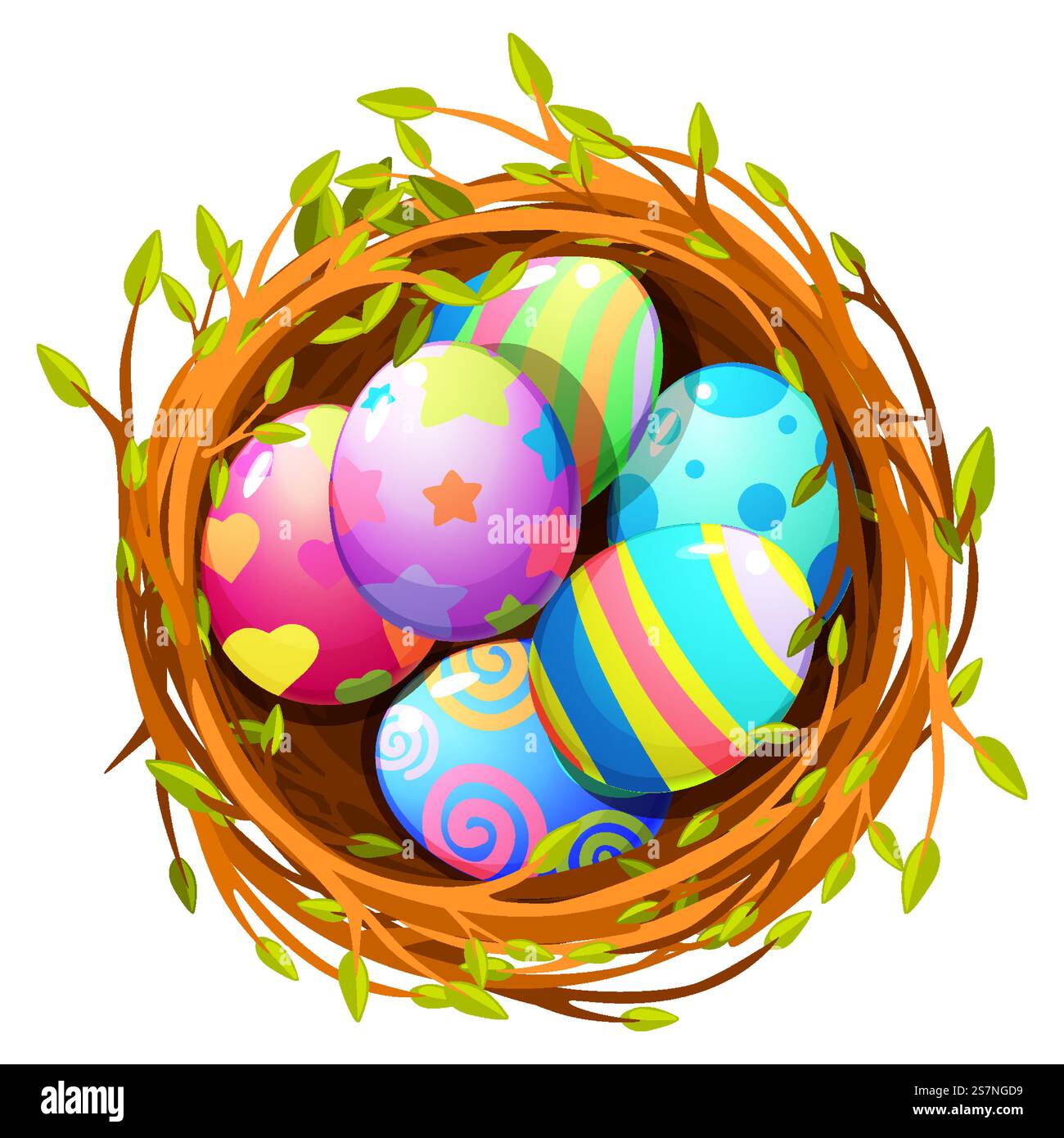 Colorful farm birds stickers hi-res stock photography and images - Alamy